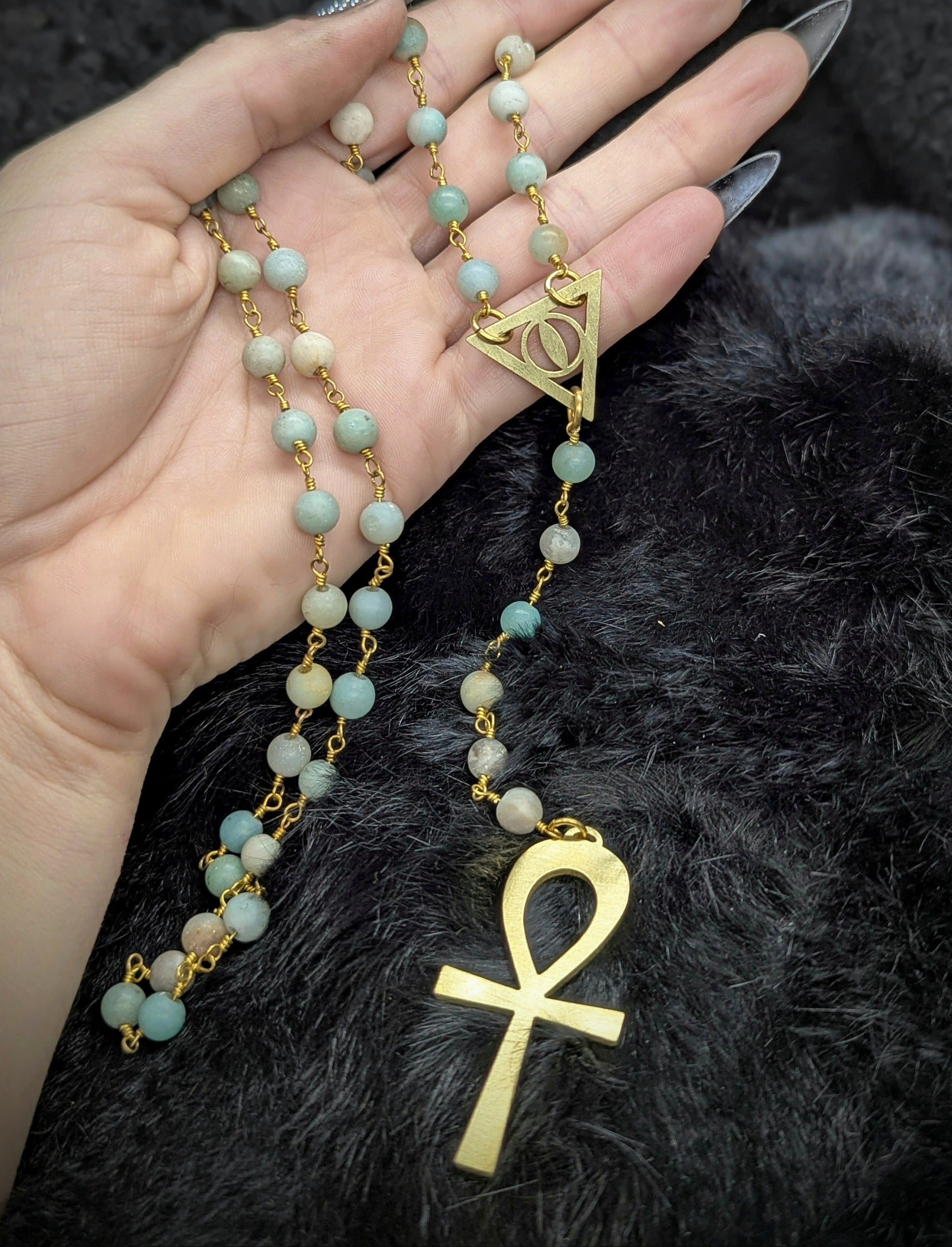 ANKH Rosary /Brass – DARKSTAR MACHINATIONS