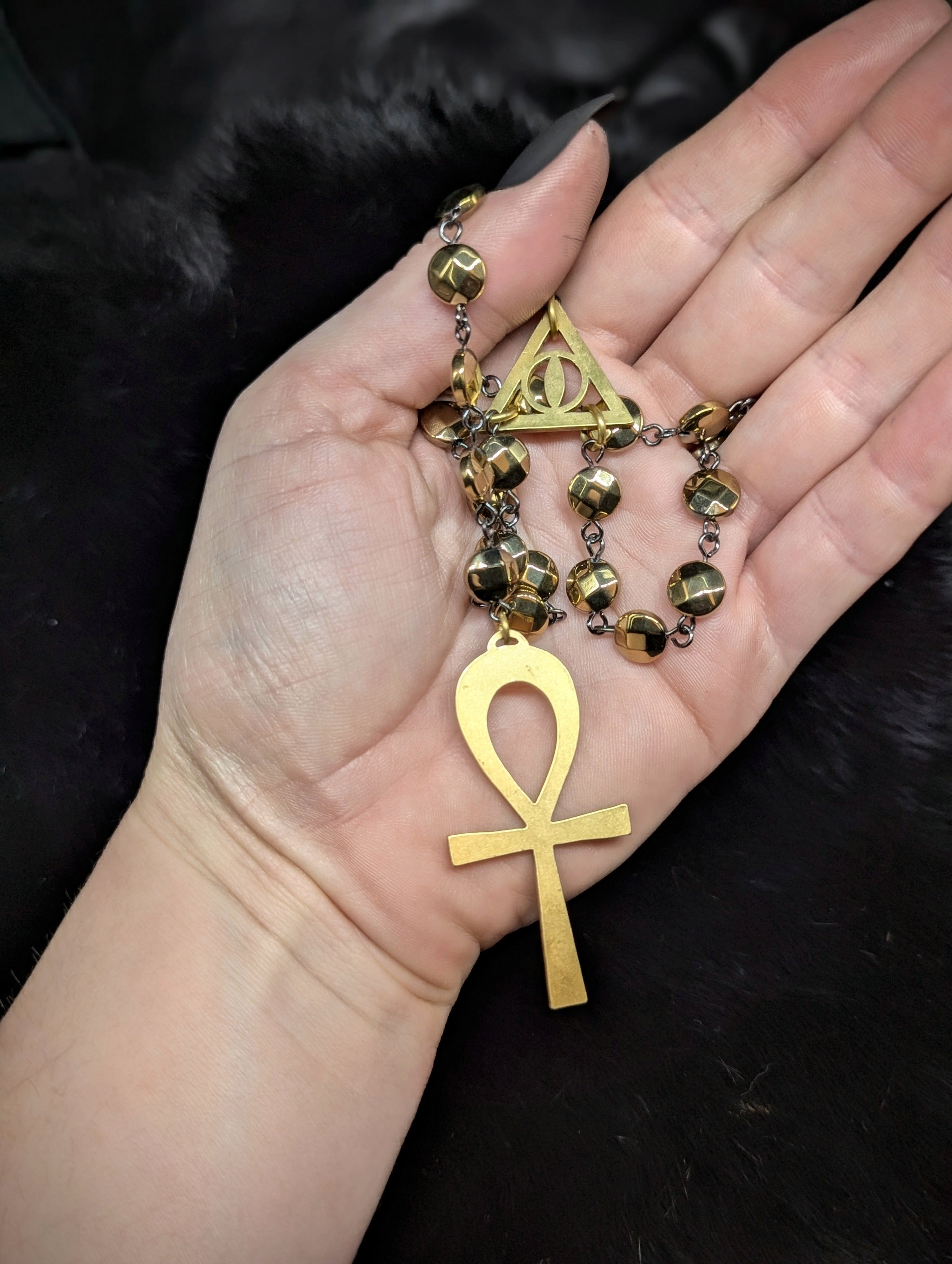 ANKH Rosary /Brass – DARKSTAR MACHINATIONS