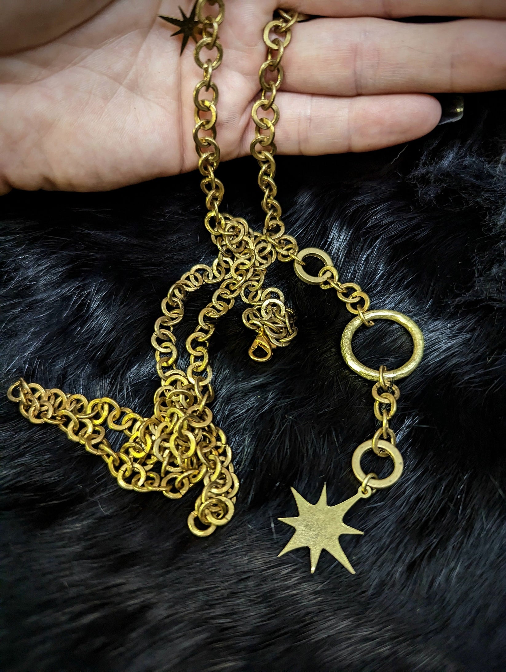 STAR Waist Chain / Brass – DARKSTAR MACHINATIONS