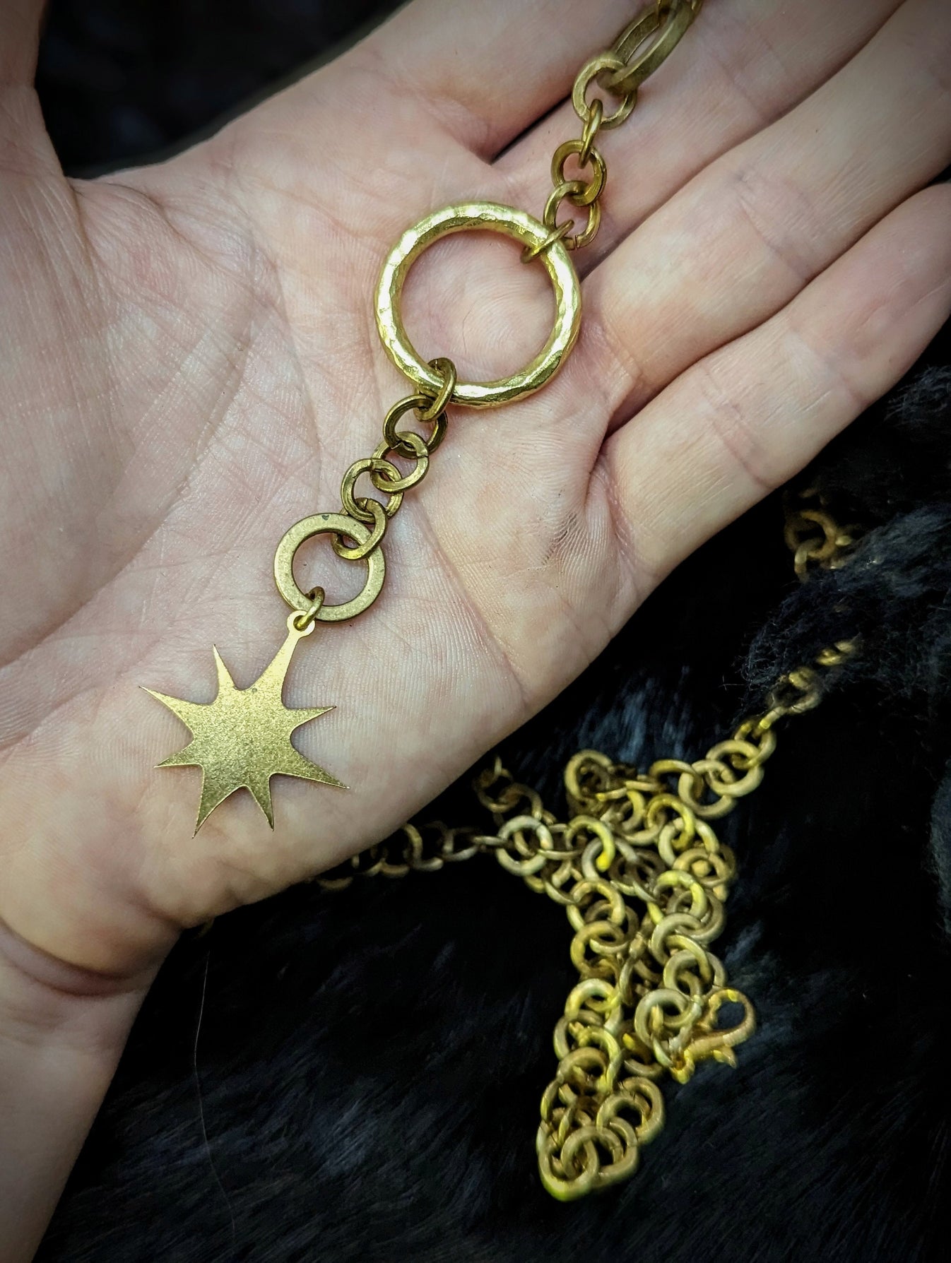 STAR Waist Chain / Brass – DARKSTAR MACHINATIONS